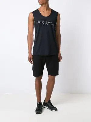 AMIR SLAMA Eras Print Sleeveless Tank Top