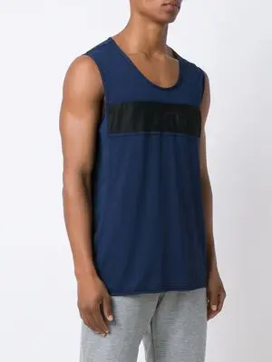 AMIR SLAMA X Erasmo Logo Tank T-shirt