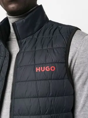 Hugo Logo-printed Padded Gilet