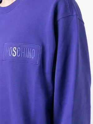 Moschino Logo-patch Sweatshirt