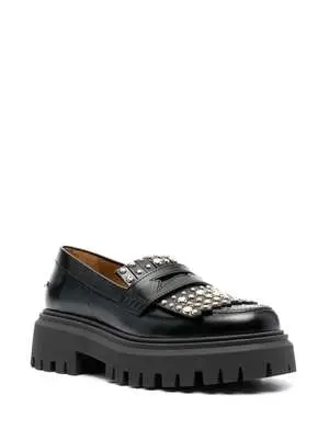 Maje Studded Platform Loafers