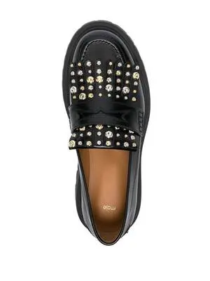 Maje Studded Platform Loafers