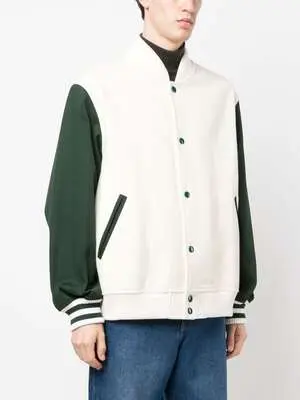 J.PRESS Colour-block Wool Blend Sport Jacket