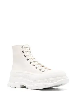 Alexander McQueen Tread Slick High-top Sneakers - Neutrals
