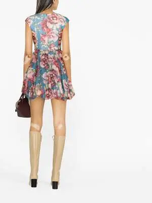 Zimmermann Floral-print Minidress