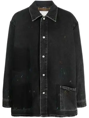 MAISON MARGIELA Single-breasted Denim Coat