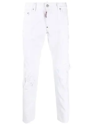 Dsquared2 Ripped Tapered Jeans