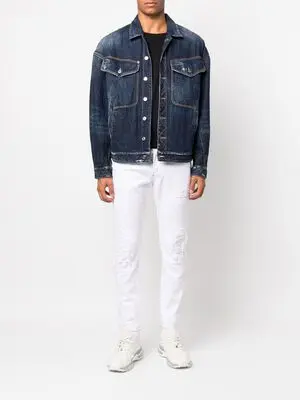 Dsquared2 Ripped Tapered Jeans
