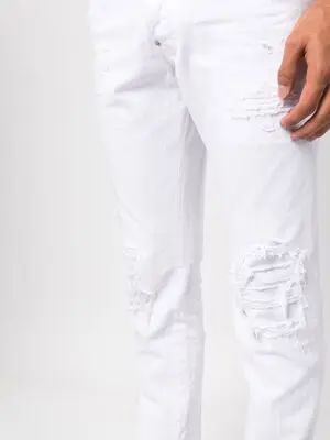 Dsquared2 Ripped Tapered Jeans