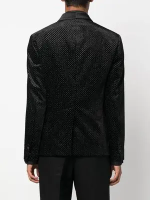 Dsquared2 Metallic-effect Single-breasted Blazer