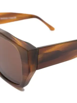 Thierry Lasry Tortoiseshell-effect Pilot-frame Sunglasses