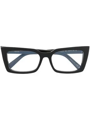 Saint Laurent Square Frame Glasses - Black