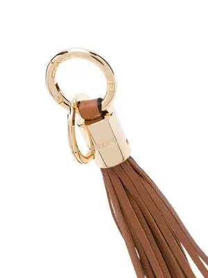 LANCEL Premier Flirt Tassel Keyring - Brown
