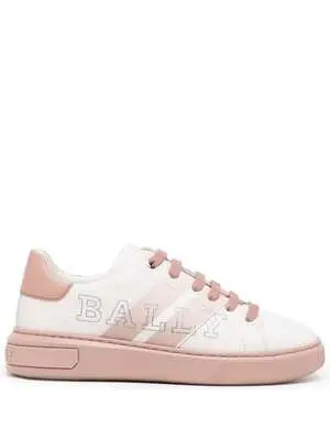 Bally Glitter-logo Side-stripe Sneakers