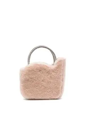 LE SILLA Micro Shearling Handheld Bag