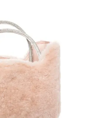 LE SILLA Micro Shearling Handheld Bag
