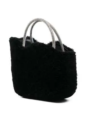 LE SILLA Micro Ivy Shearling Bag