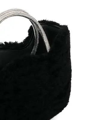 LE SILLA Micro Ivy Shearling Bag