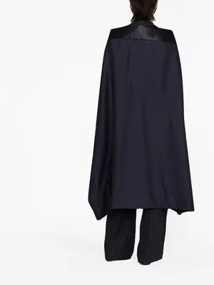 MAISON MARGIELA Mohair-blend Blanket Coat - Blue