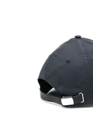 Alexander McQueen Logo Embroidered Baseball Cap - Blue