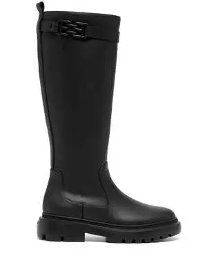 Bally Gaila Leather Knee-high Boots