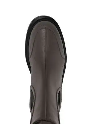 Bally Ginny Leather Chelsea Boots - Grey