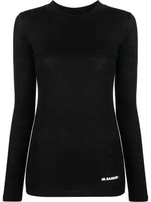 JIL SANDER Logo-print Long-sleeve T-shirt