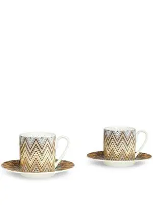Missoni Zig Zag Jarris Coffee Set - Brown