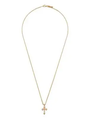 Emanuele Bicocchi Fleury Cross Pendant Necklace - Gold