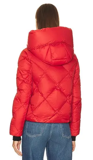 Soia & Kyo Mica Puffer Jacket In Red