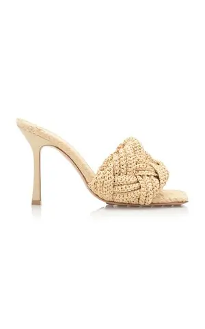Bottega Veneta Raffia Mules Clogs For Women