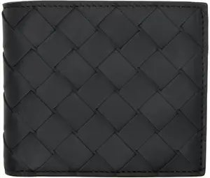 Bottega Veneta Bottega Veneta Black & Red Bi-Fold Wallet - 1127 Black/redstone-