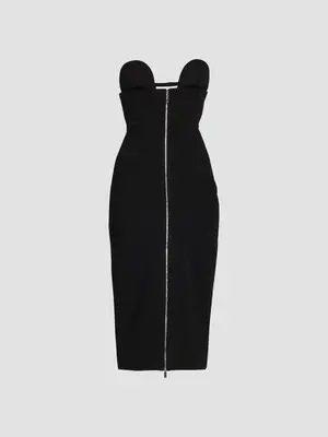 Off-White Ablohland Crepe Midi-dress