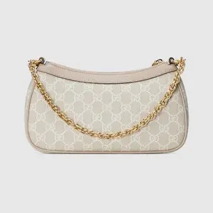 Gucci Ophidia Small Shoulder Bag - Beige And White Gg Supreme