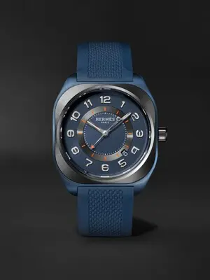 Hermès H08 Automatic 42mm Watch - Blue