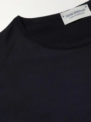 John Smedley Belden Slim-fit Sea Island Cotton T-shirt - Blue