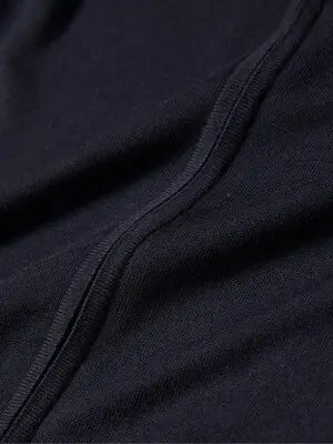 John Smedley Merino Wool Zip-up Cardigan - Blue