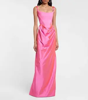 VIVIENNE WESTWOOD Camille Satin Gown - Pink