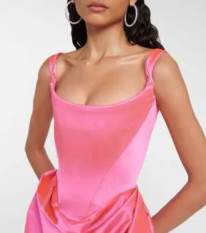VIVIENNE WESTWOOD Camille Satin Gown - Pink