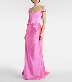VIVIENNE WESTWOOD Camille Satin Gown - Pink