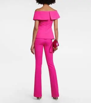 Safiyaa Eimear Off-shoulder Top - Pink