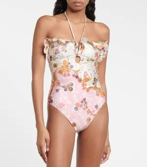 Zimmermann Laurel Floral Swimsuit