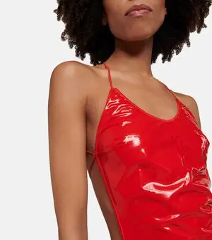 Oseree Glow Latex Lacé Swimsuit