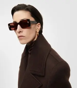 Cartier Panthère De Rectangular Sunglasses