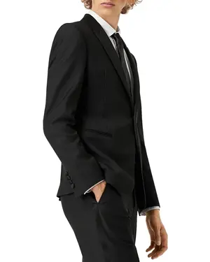 Emporio Armani Essential David Line Slim Fit Tuxedo Pants