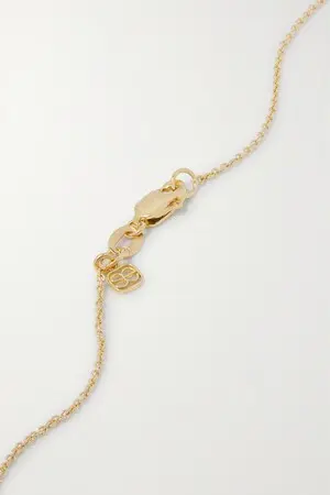 SYDNEY EVAN Starburst Horseshoe Diamond Necklace