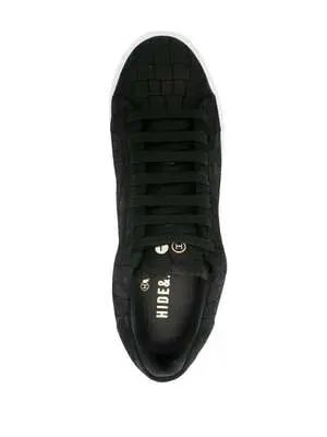 HIDE&JACK Essence Suede Sneakers - Black