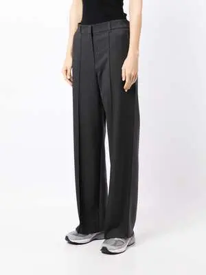 Goen.j Twill Straight-leg Trousers - Grey