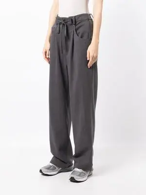 Goen.j Drawstring Straight-leg Trousers