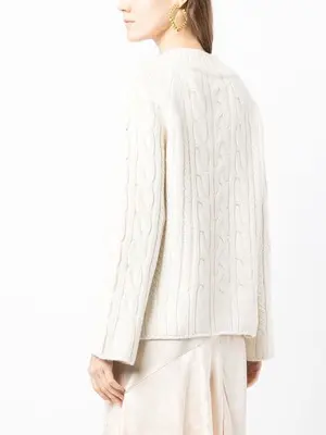 Goen.j Cable-knit Wool-blend Sweater